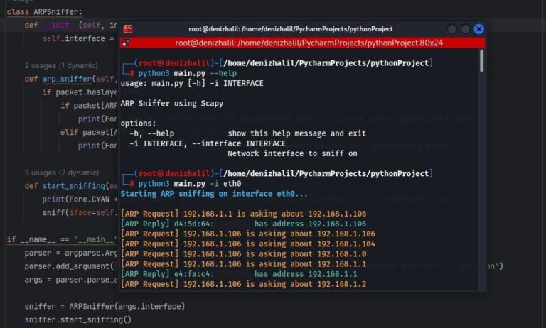 ARP Sniffing with Scapy: A Comprehensive Guide - DenizHalil ...