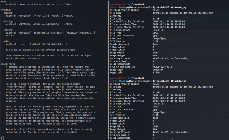 ExifTool: Managing Metadata in Photos and Videos - DenizHalil
