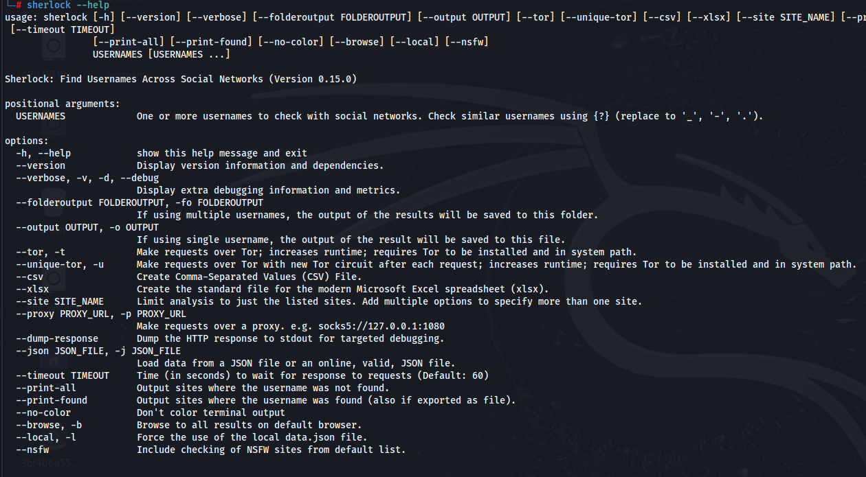 Sherlock Project: Effortlessly Track Usernames - DenizHalil
