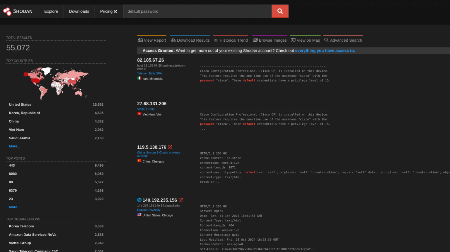 Shodan search engine for cybersecurity - DenizHalil - Professional ...