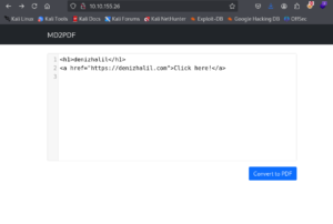 MD2PDF TryHackMe Walkthrough: Exploring Web Application - DenizHalil ...